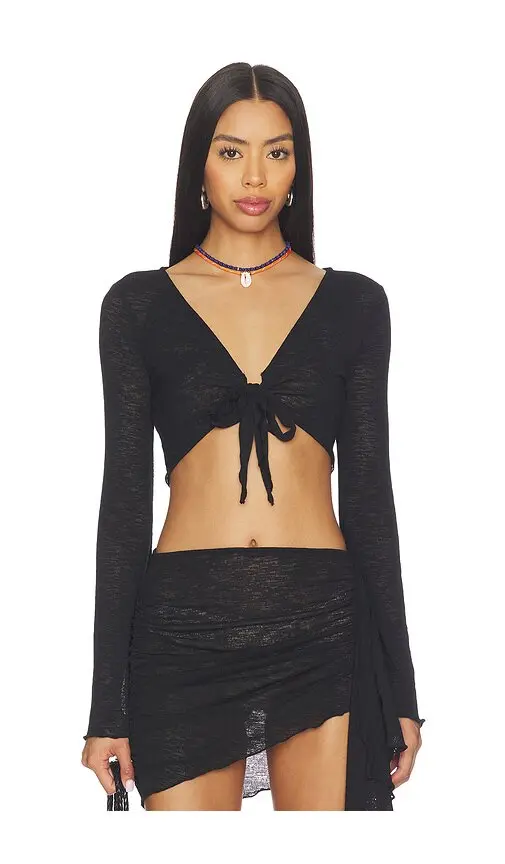 LOVEWAVE The Lenai Knit Top In . Also - Black