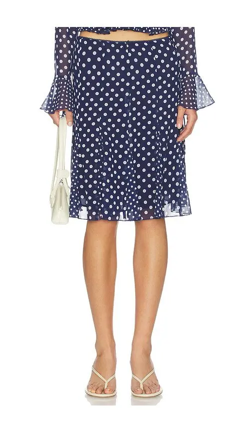 GUIZIO Paloma Skirt - Navy