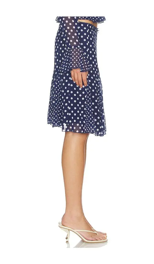 GUIZIO Paloma Skirt - Navy