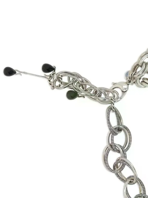 NAMACHEKO Onyx Pendant Chain Necklace
