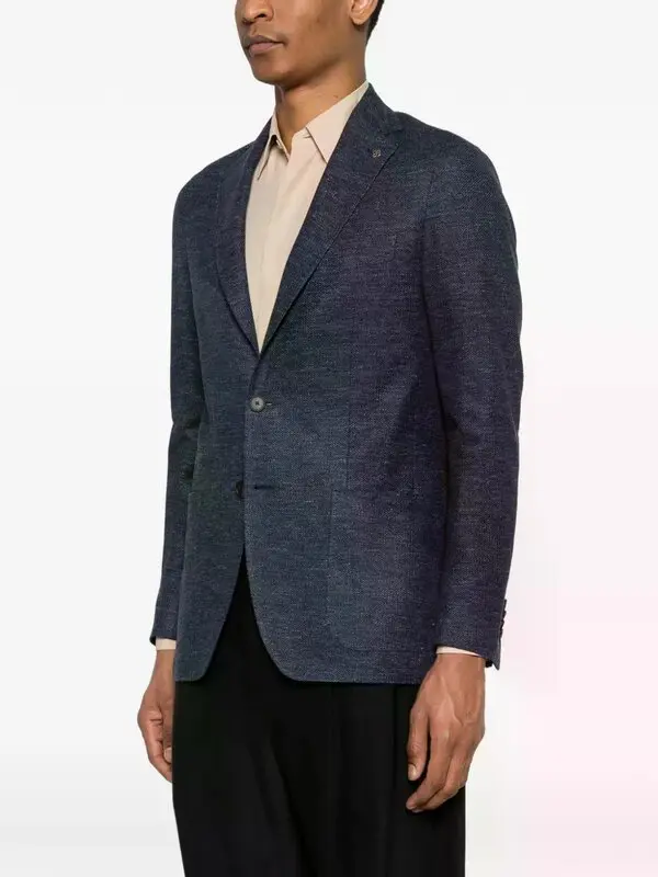 Tagliatore Single-breasted Blazer - Blue