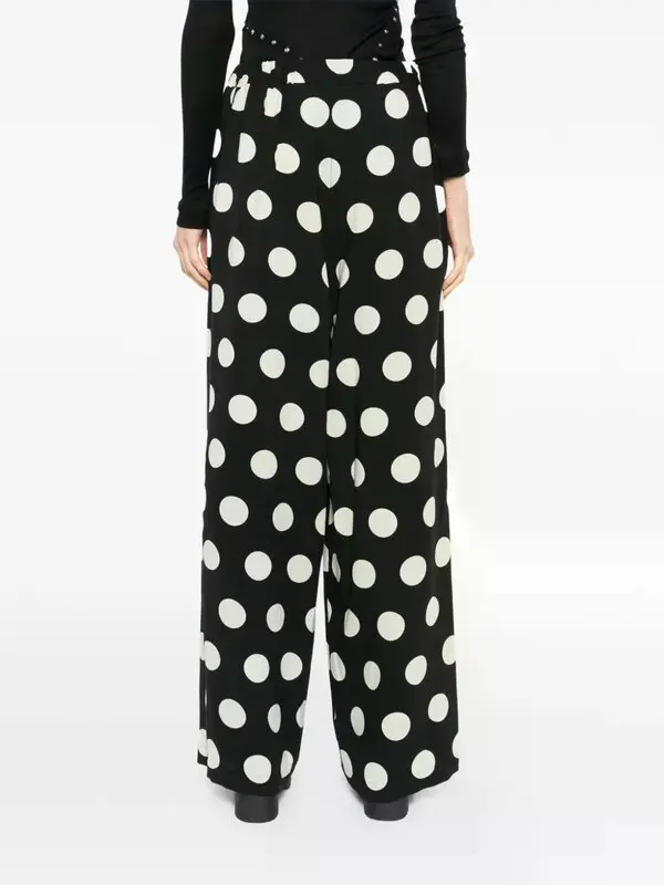 Junya Watanabe Polka-dot Wide-leg Trousers