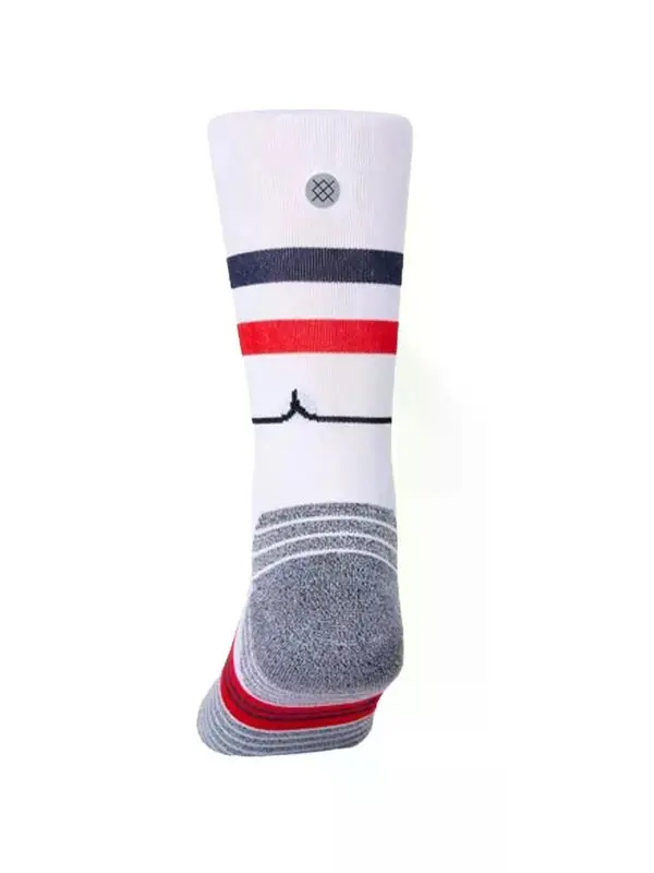 Stance Printed Crew Socks - White