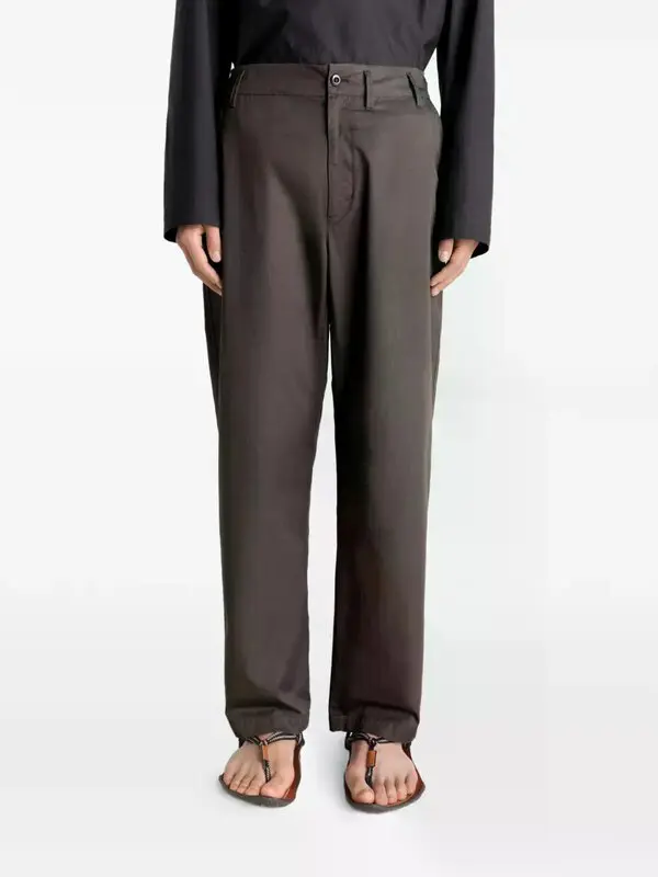 LEMAIRE Lemiare Pocket Tapered Cotton Twill Trousers