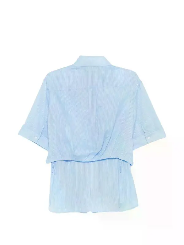 JUUN.J Striped Layered Shirt