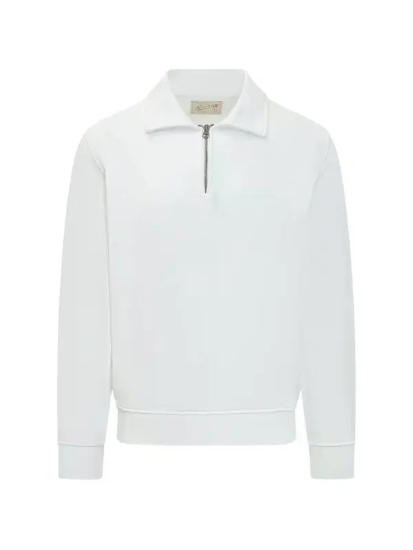 BL'KER Half-zip Sweatshirt - White