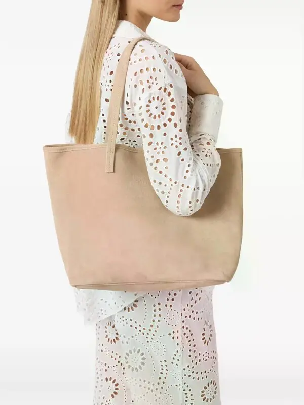 MC2 SAINT BARTH City Suede Tote Bag - Neutrals