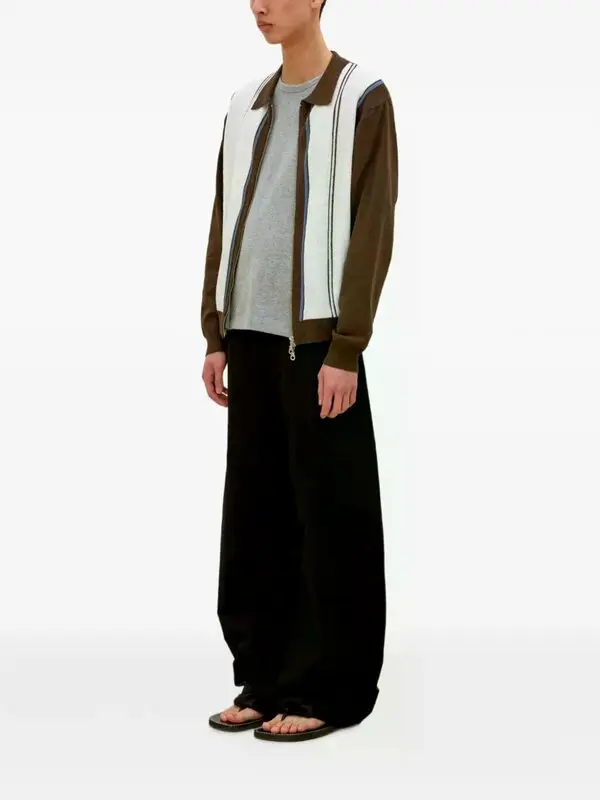 COOR Belt-loop Buttoned Trousers