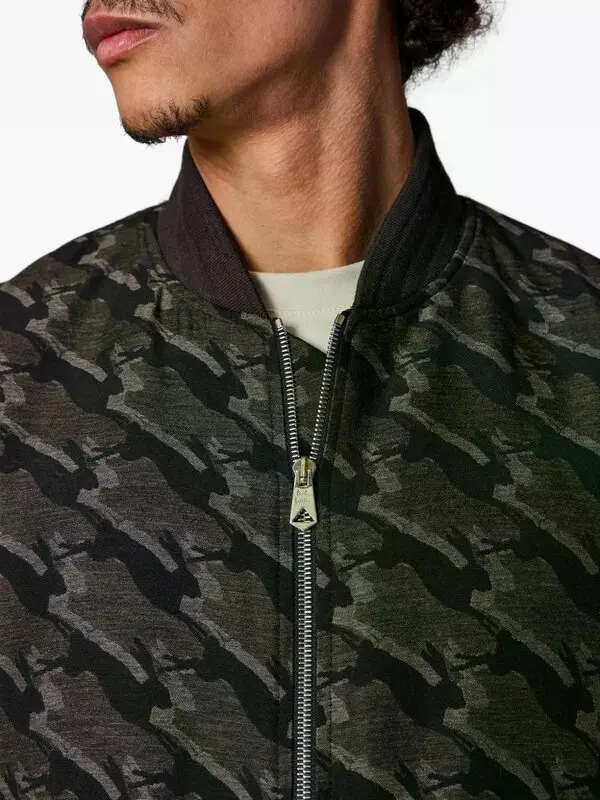 Paul Smith Rabbit-patterned Zip Bomber Jacket