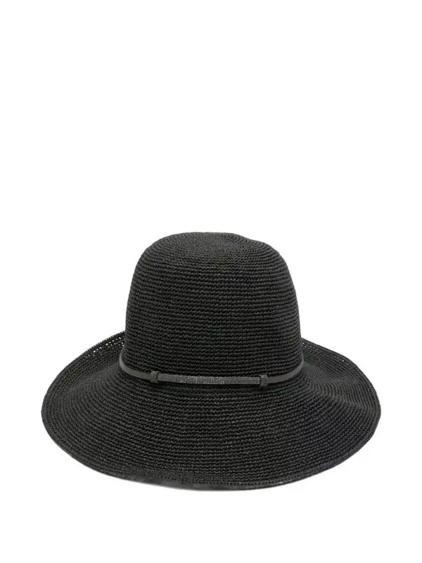 Peserico Woven Cloche Hat