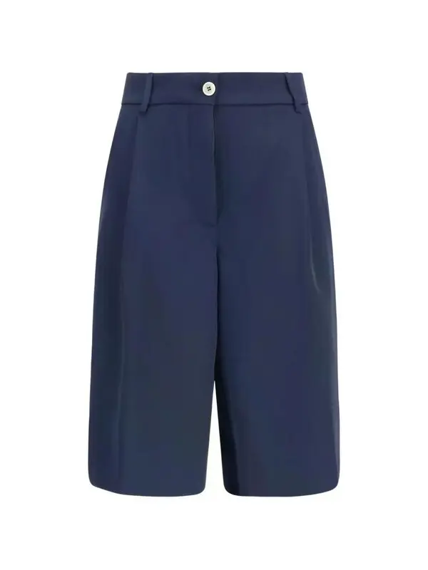 CRUNA Pleated Buttoned Shorts