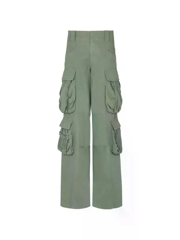 Balmain Multi-pocket Cargo Pants - Green