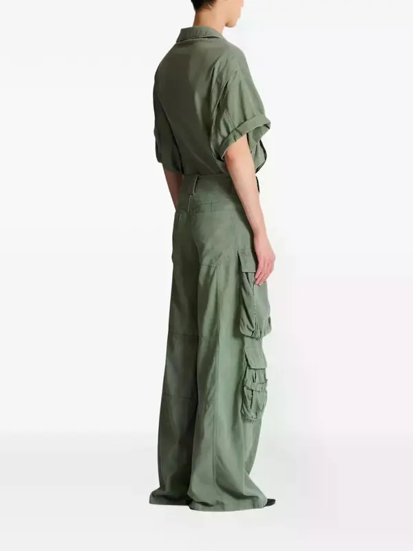 Balmain Multi-pocket Cargo Pants - Green