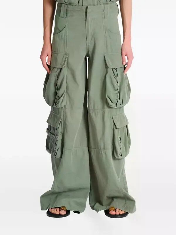 Balmain Multi-pocket Cargo Pants - Green