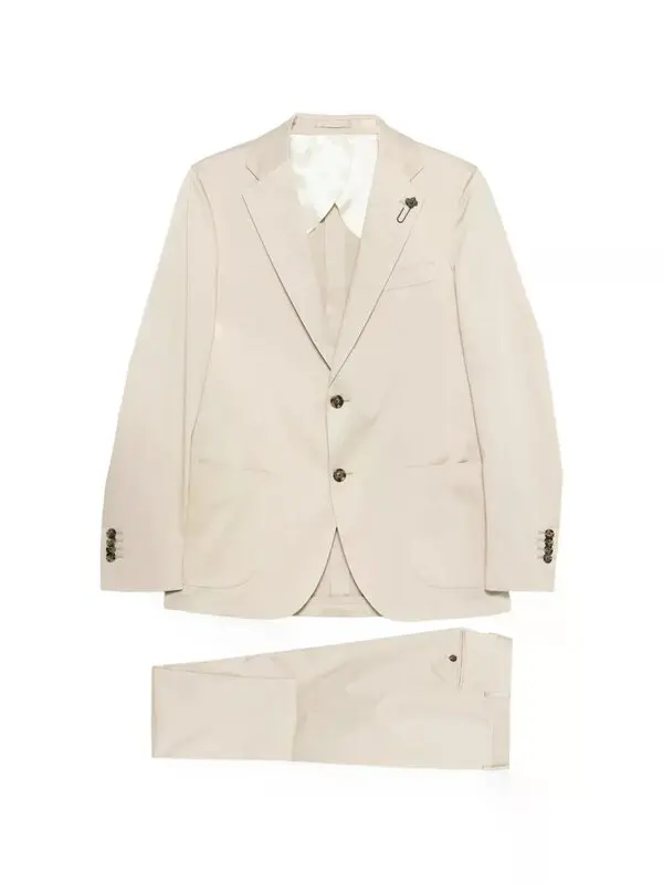 LARDINI Single-breasted Cotton Suit