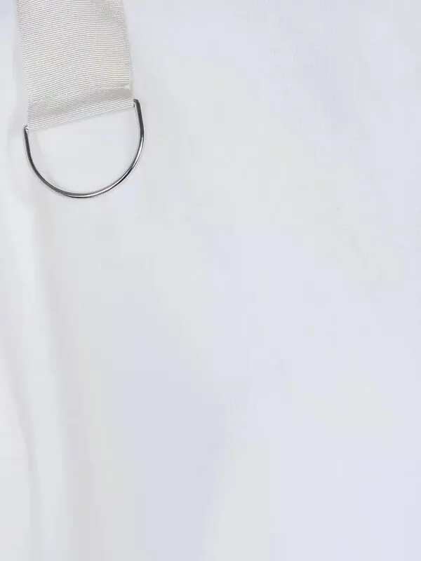 PIERANTONIOGASPARI Three-quarter Sleeve Top With D-ring Detail