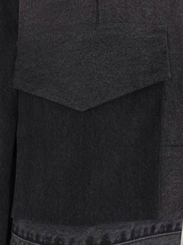 KURO Asymmetrical Frayed Jacket