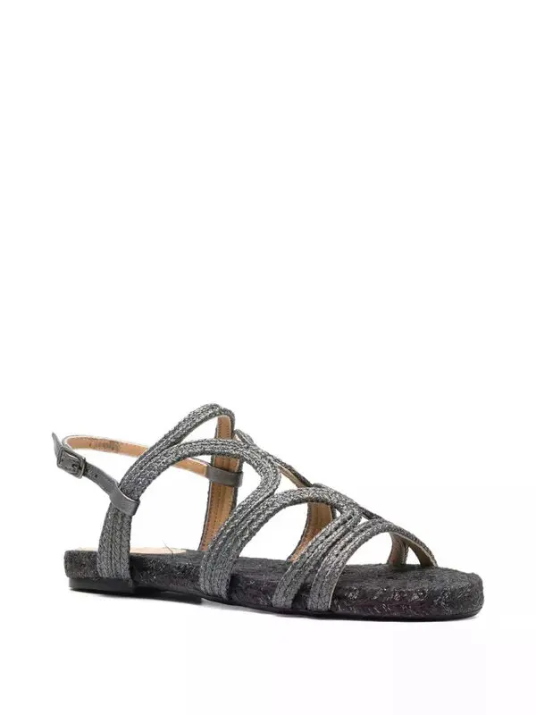 CastaÑer Buckled Woven Sandals