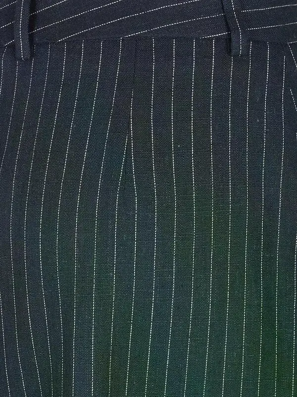 LARDINI Pinstripe Shorts