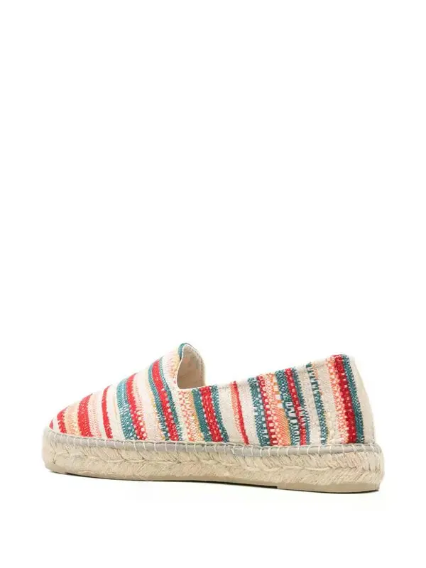 Manebí Striped Espadrilles - Red