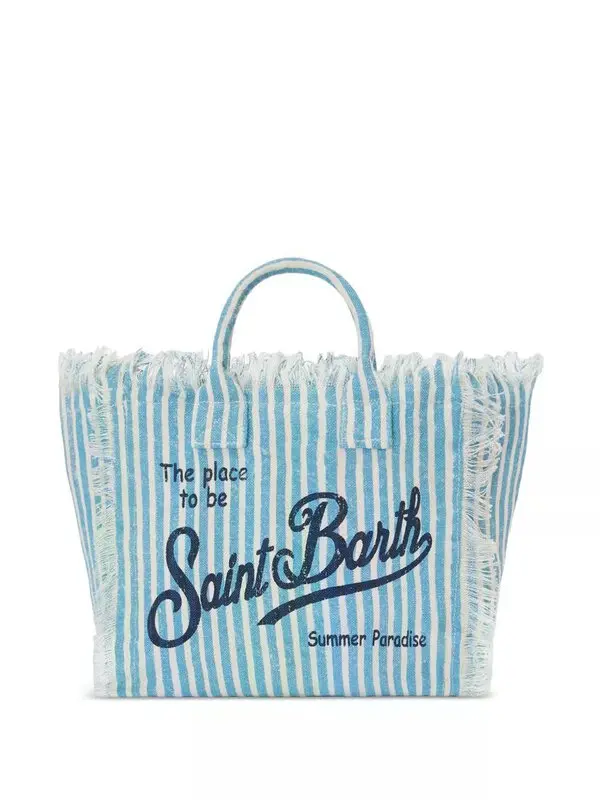 MC2 SAINT BARTH Mini Vanity Tote Bag - Blue