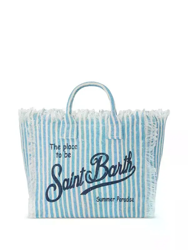 MC2 SAINT BARTH Mini Vanity Tote Bag - Blue