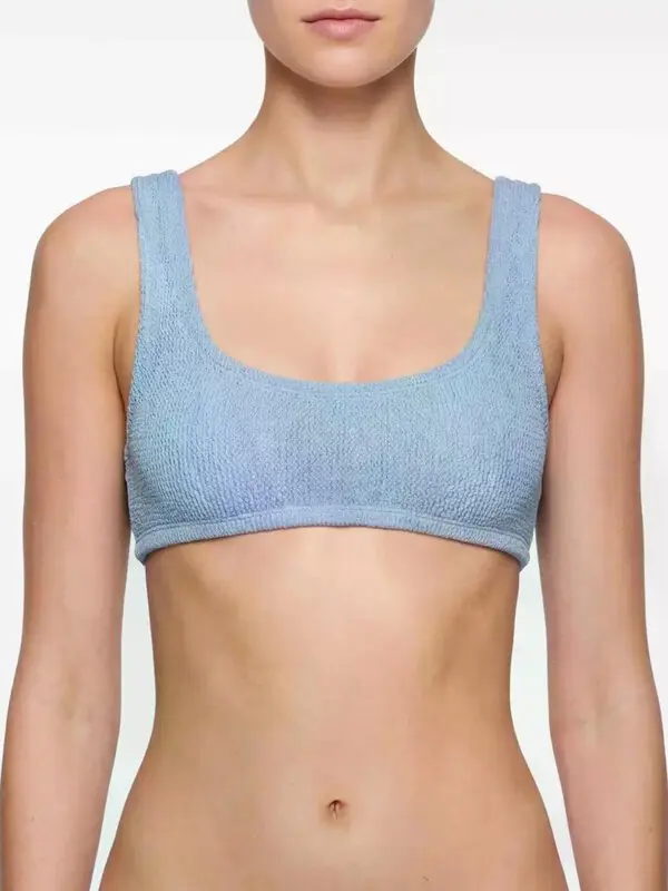 MC2 SAINT BARTH Naima Bikini Top - Blue