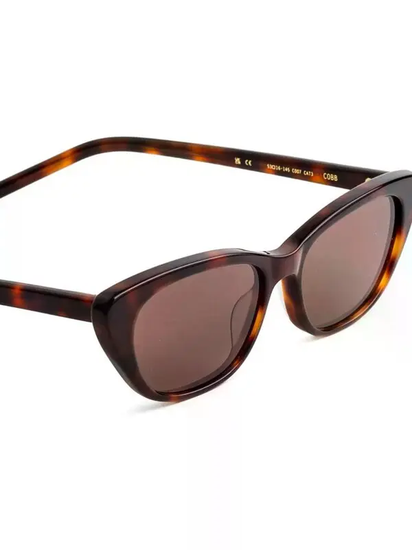 KALEOS Cobb Cat-eye-frame Sunglasses - Brown