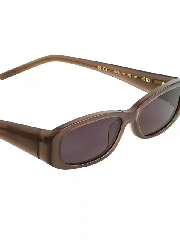 KALEOS Minx Rectangular Sunglasses - Brown
