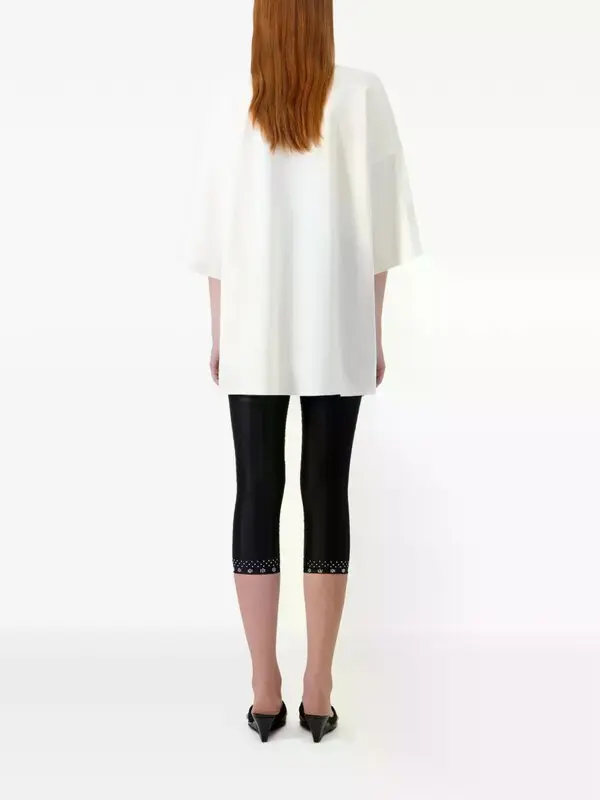 Coperni Mantra-print Cycling Trousers