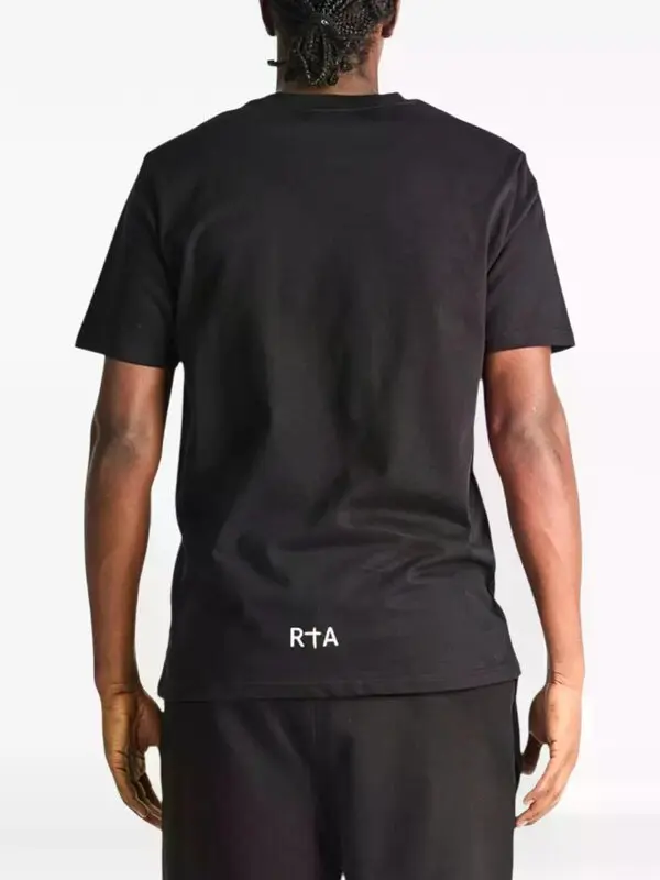 RtA Liam Logo Graphic T-shirt - Black