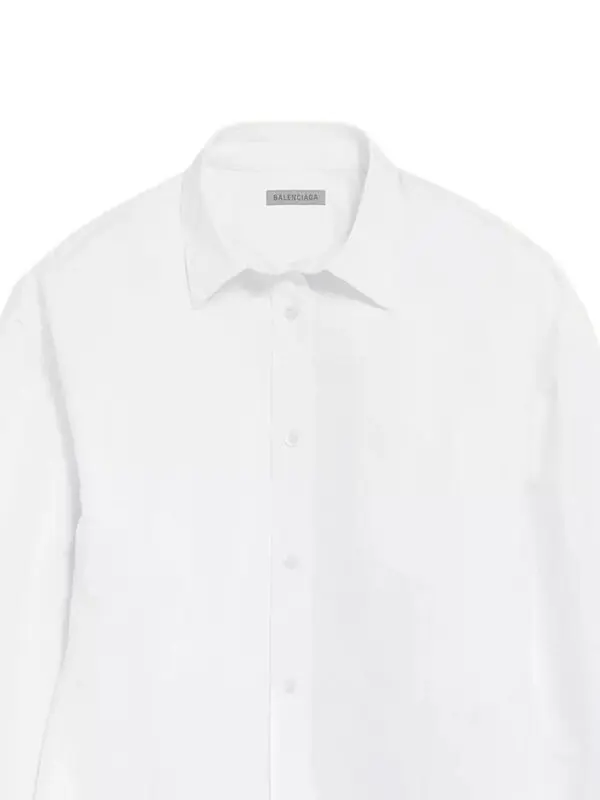 Balenciaga Long-sleeved Shirt With Pointed Collar