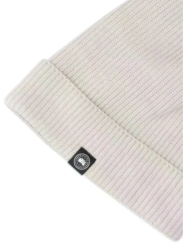 Canada Goose Ribbed Cotton Beanie