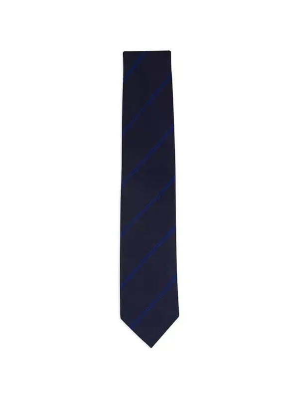 TOM FORD Striped Spring Tie - Blue