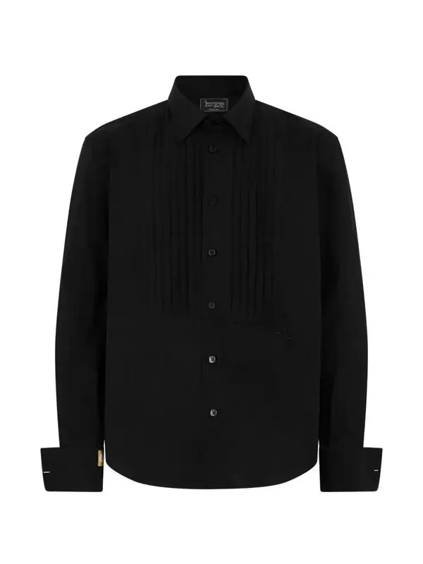 BILLIONAIRE Pleated Tuxedo Shirt