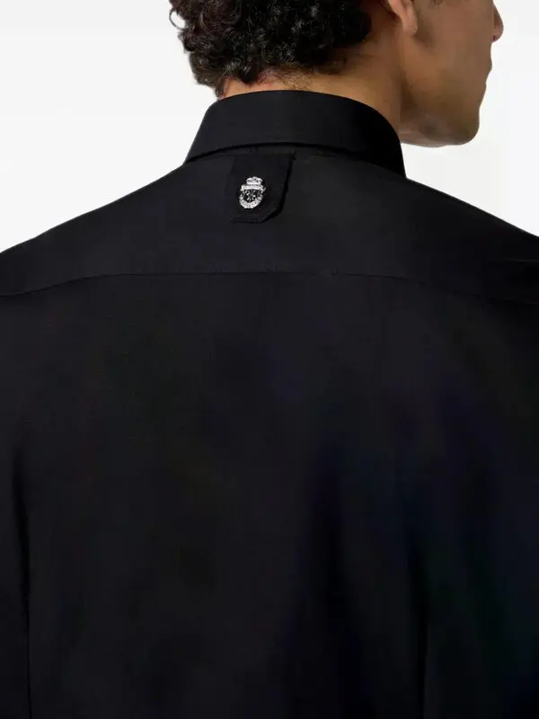 BILLIONAIRE Pleated Tuxedo Shirt