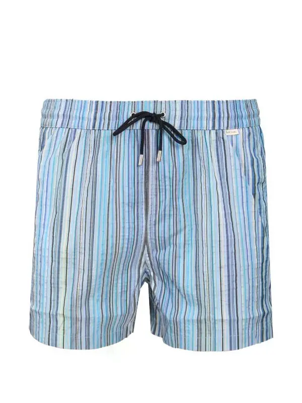 Paul Smith Striped Swim Shorts - Blue