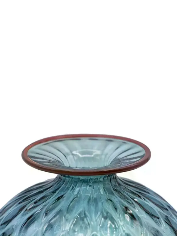 VENINI Monofiore Balloton Glass Vase - Blue
