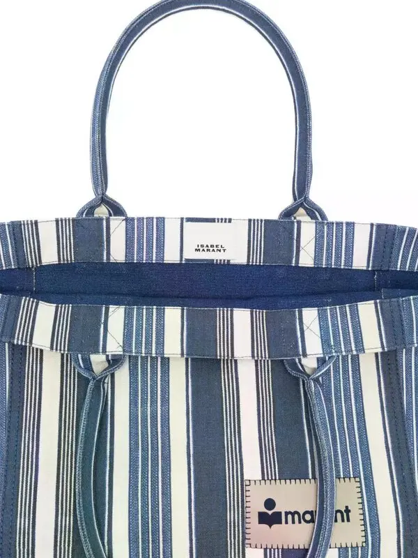 Isabel Marant Étoile Small Yenky Striped Tote Bag