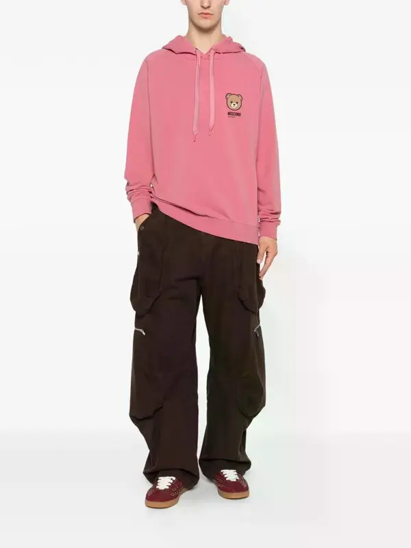 Moschino Hoodie With Bear Motif - Pink