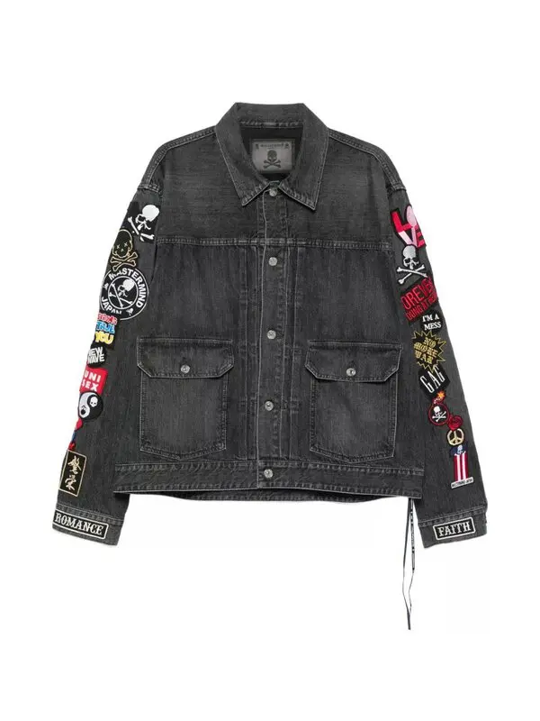MASTERMIND WORLD Patchwork Denim Jacket