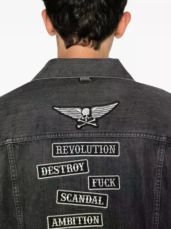 MASTERMIND WORLD Patchwork Denim Jacket