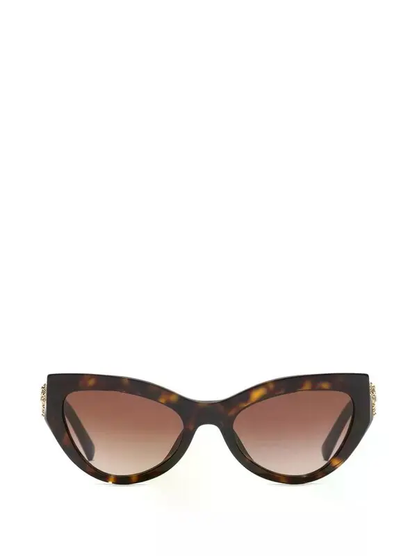 Dolce & Gabbana Cat Eye Tortoiseshell Sunglasses - Brown