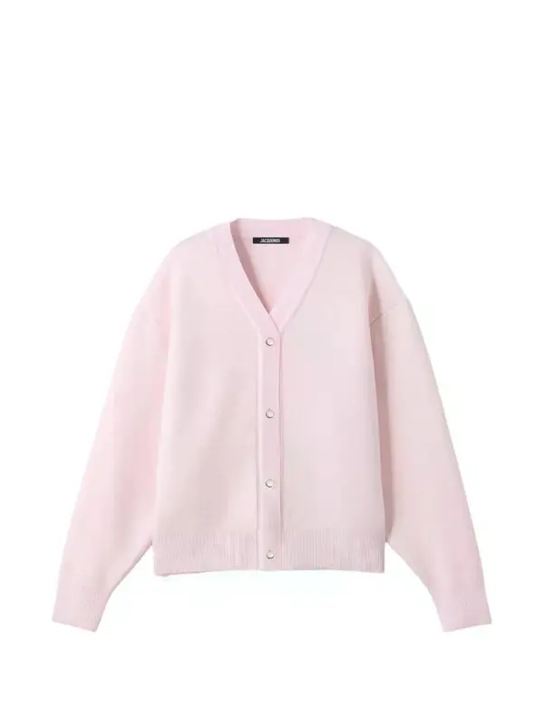 Jacquemus Dopio V-neck Cardigan - Pink