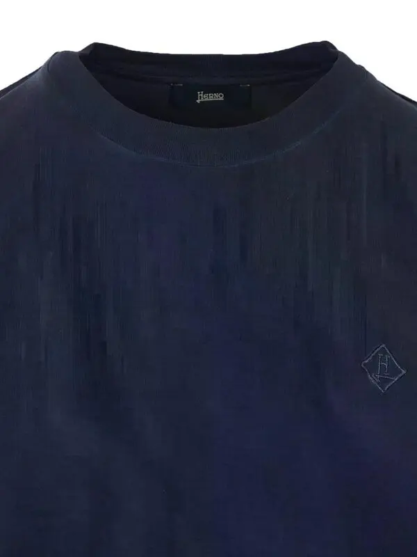 Herno Embroidered-logo Crew-neck T-shirt