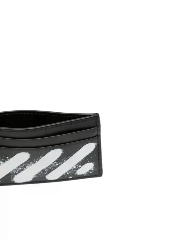 Off-White Diag-spray Card Holder
