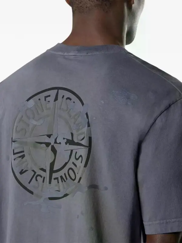 Stone Island Compass-logo T-shirt - Grey