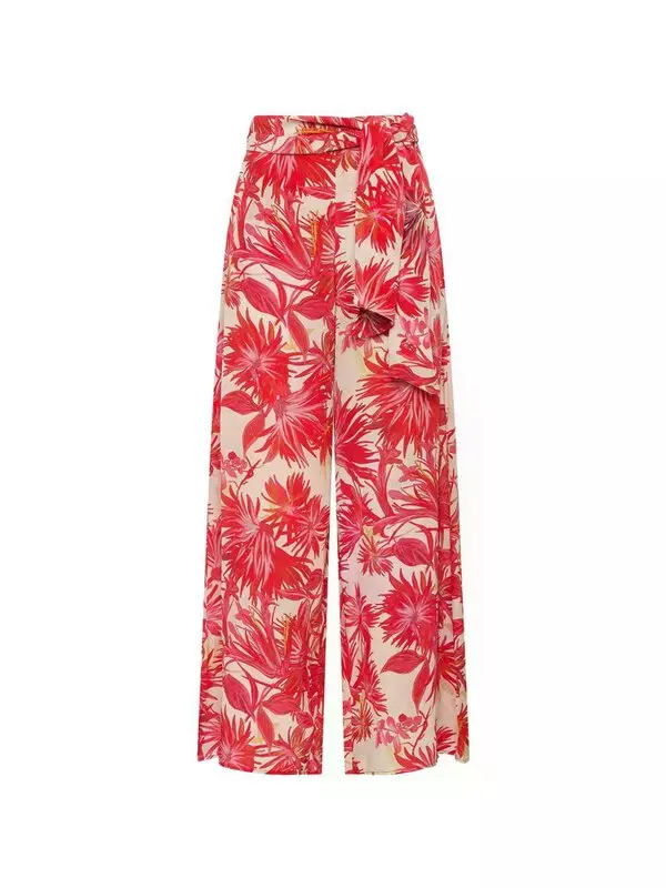 Malìparmi Floral Print Palazzo Pants