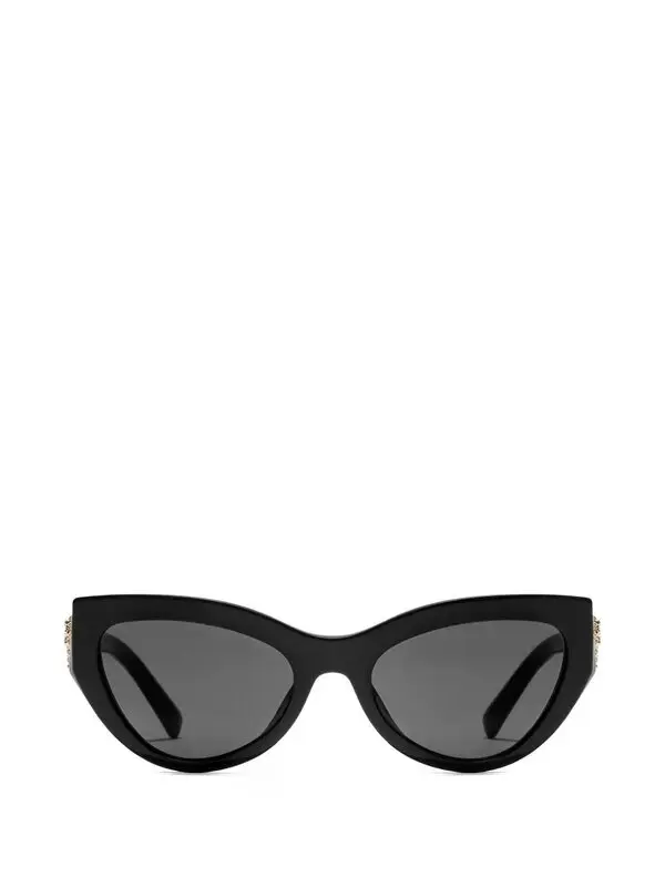 Dolce & Gabbana Devotion Cat Eye Sunglasses - Black