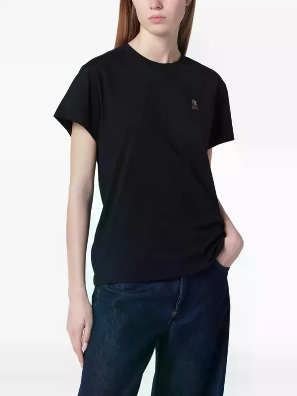 PARAJUMPERS Cotton T-shirt With Logo Patch
